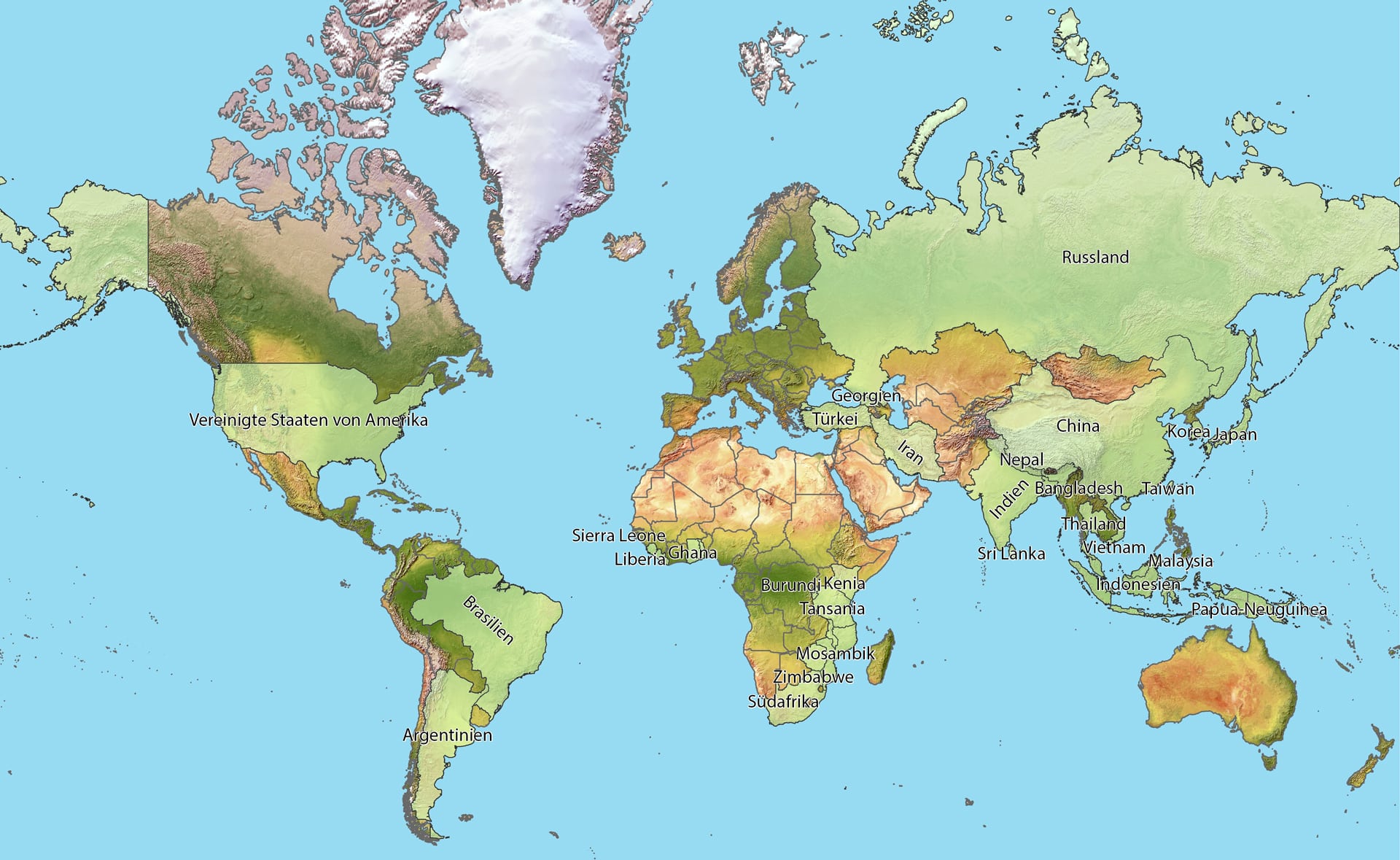 Teeanbauregionen der Welt - Teesorte